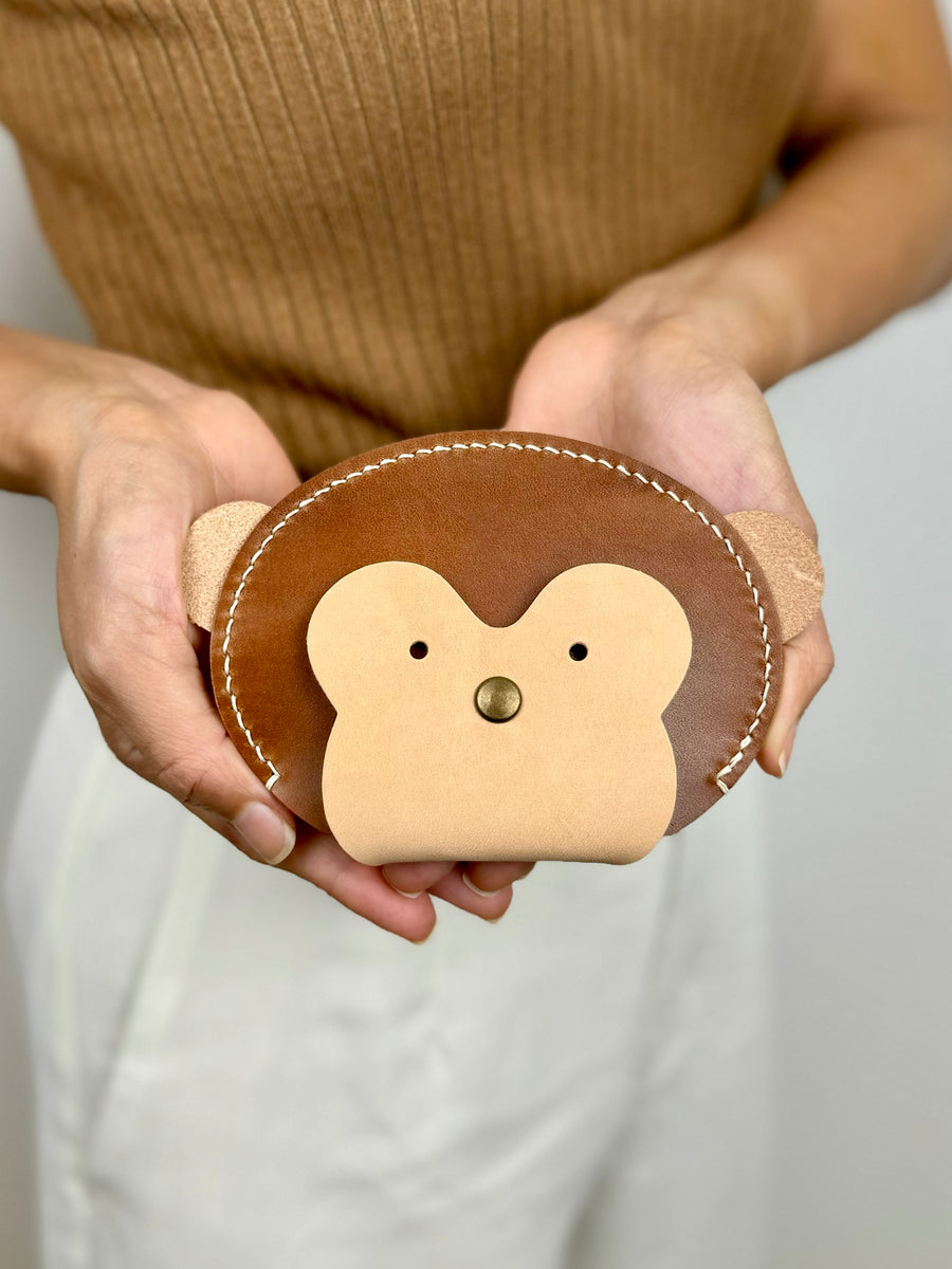 Monkey Card Holder DIY Kit – J Tanner DIY Leather Craft