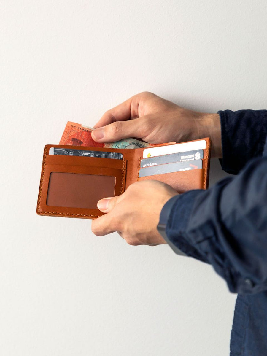 Simple Billfold Wallet with Photo Holder DIY Kit – J Tanner DIY Leather ...